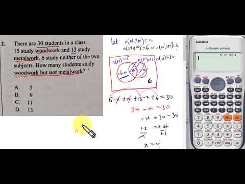 Set (Two Set Problem) | WASSCE 2023 | Core Mathematics | OBJ Q2 ...