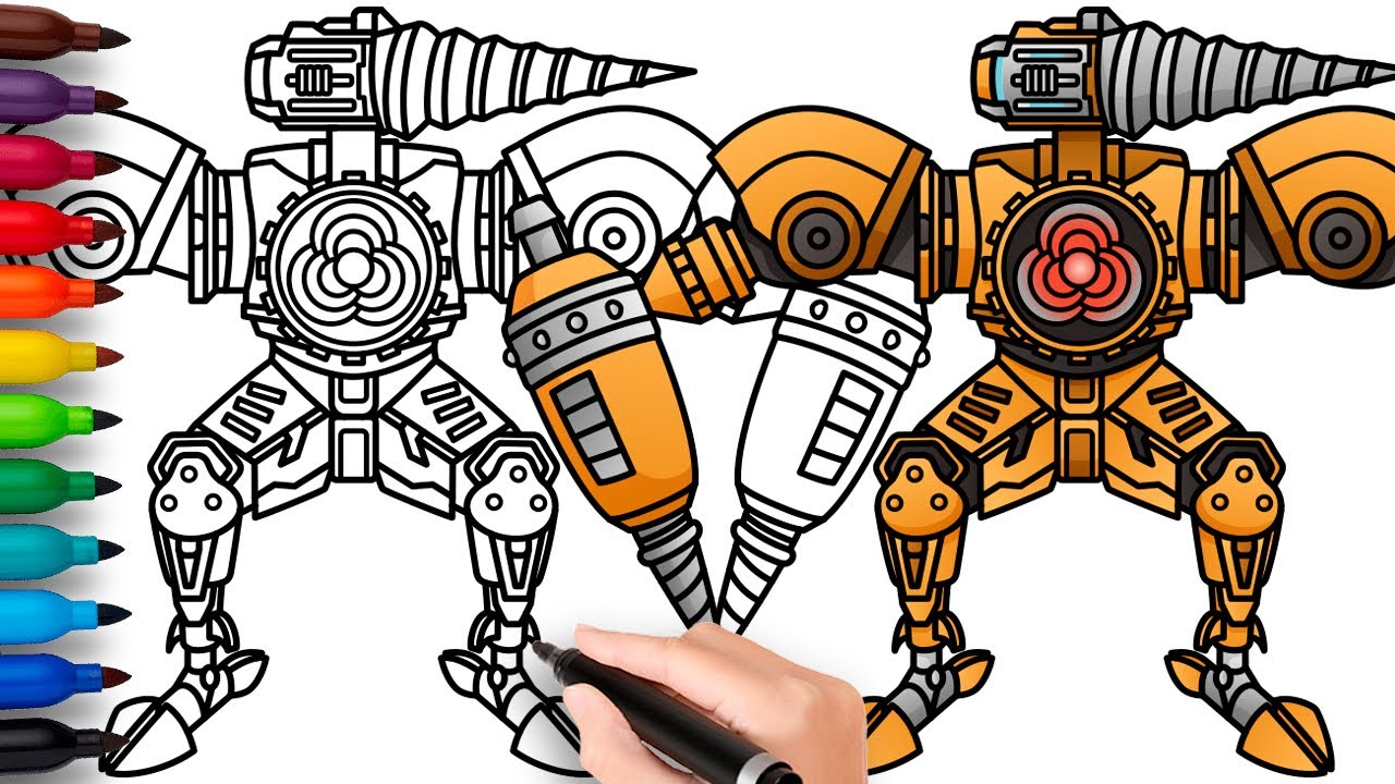 COMO DIBUJAR a TITAN DRILL MAN | Skibidi Toilet Multiverse - paso a ...