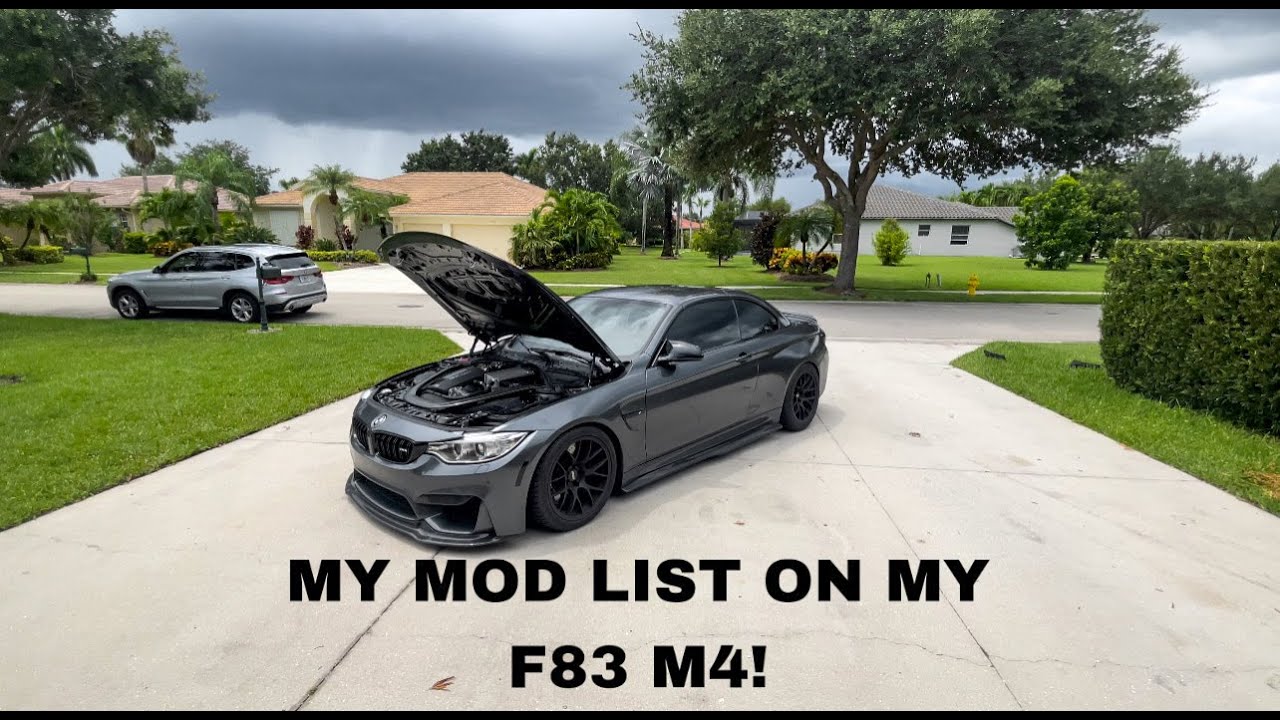 All The Mods I Have Done To My F83 M4! - YouTube