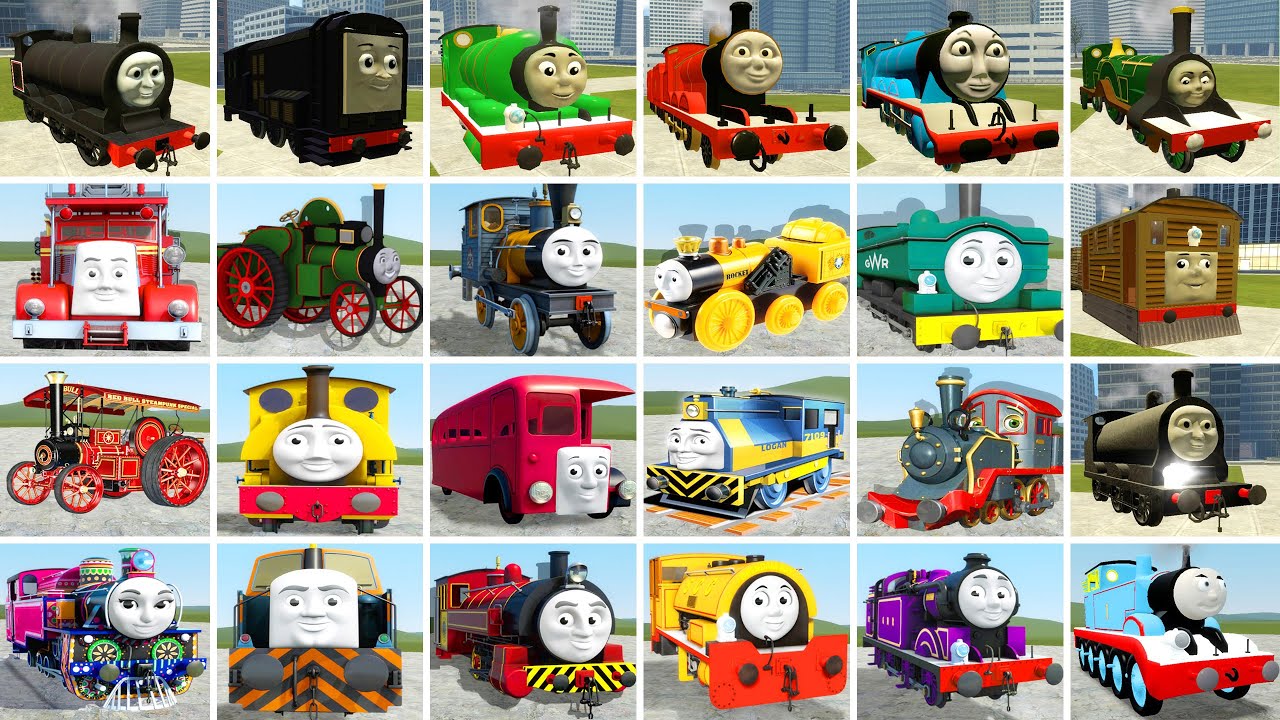 New All 2D Thomas And Friends vs Monster Thomas The Train in Garry's ...