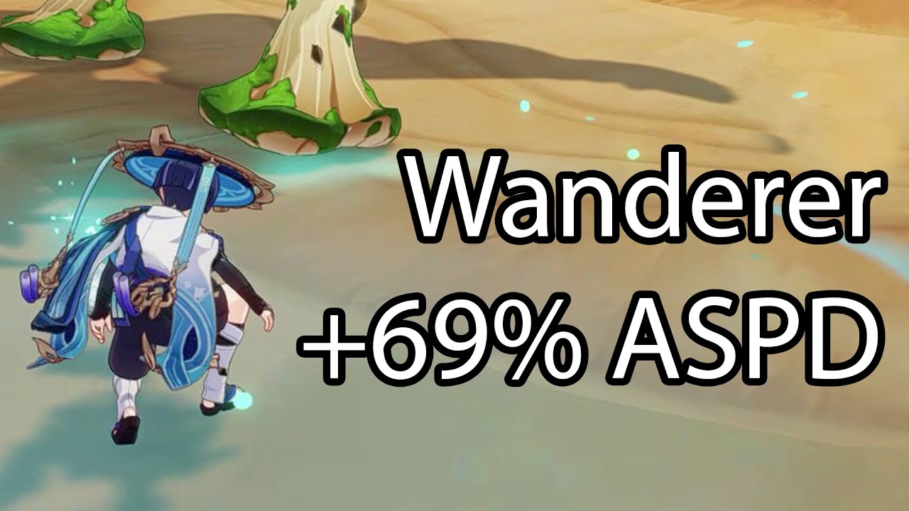 Genshin Impact Wanderer +69% attack speed - YouTube