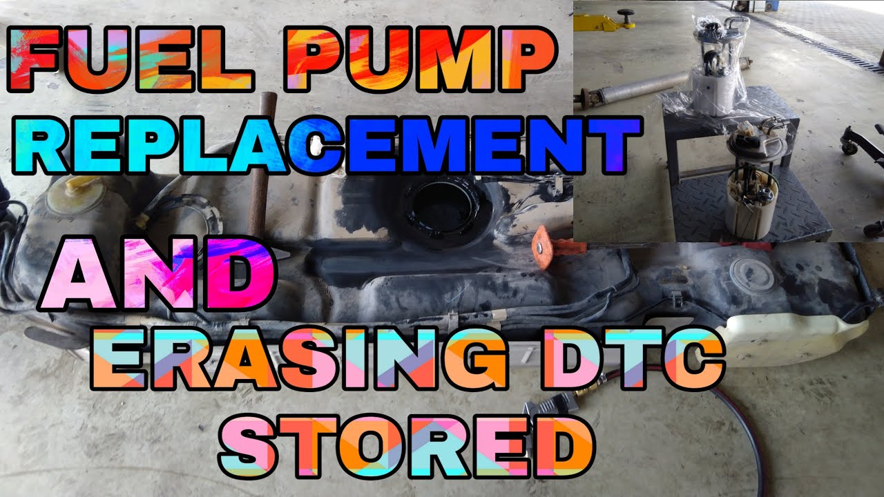 fuel pump replacement/clear dtc's chevy suburban 2015 - YouTube