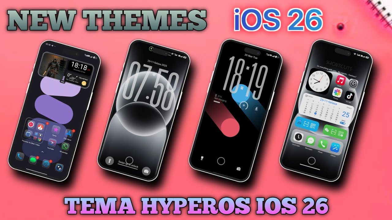 Update Tema HyperOS iOS 26 Terbaru — Tampilan Lebih Mewah! 😍 - YouTube