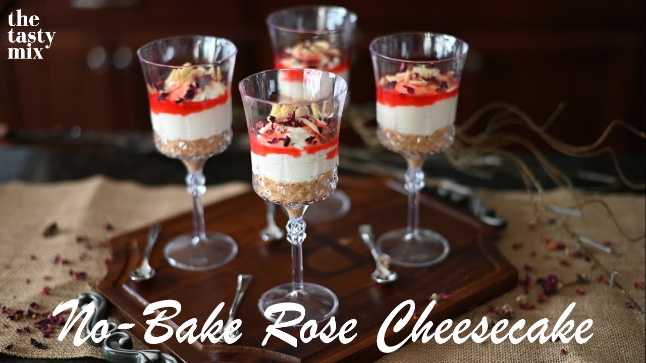 No-Bake Rose Cheesecake [2020 recipe] - YouTube