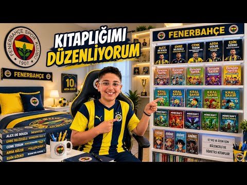 EFE'NİN KİTAPLIĞINI DÜZENLEDİK | VLOG