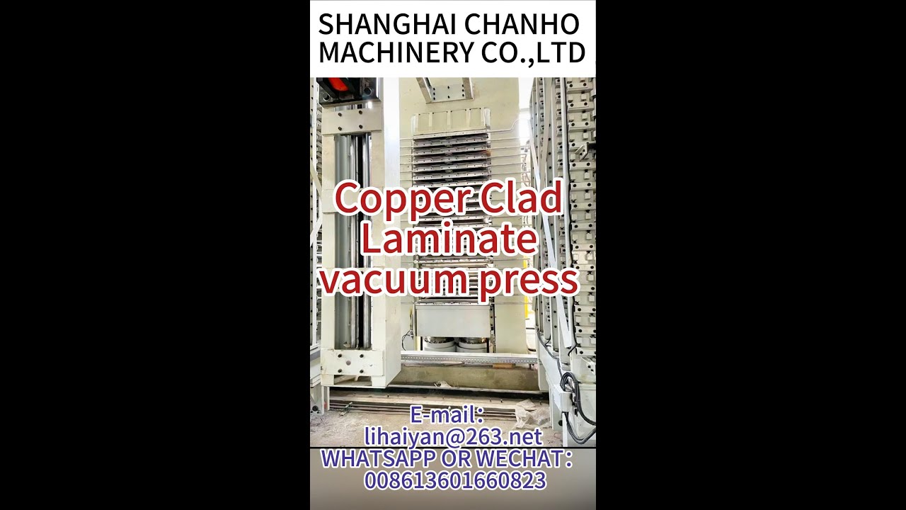 Copper Clad Laminate vacuum press/ Copper Clad Laminate production line ...