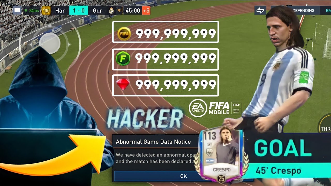 FIFA MOBILE 23 HACKED!! MAKE MILLIONS OF COINS | CRESPO 113 RATED ...