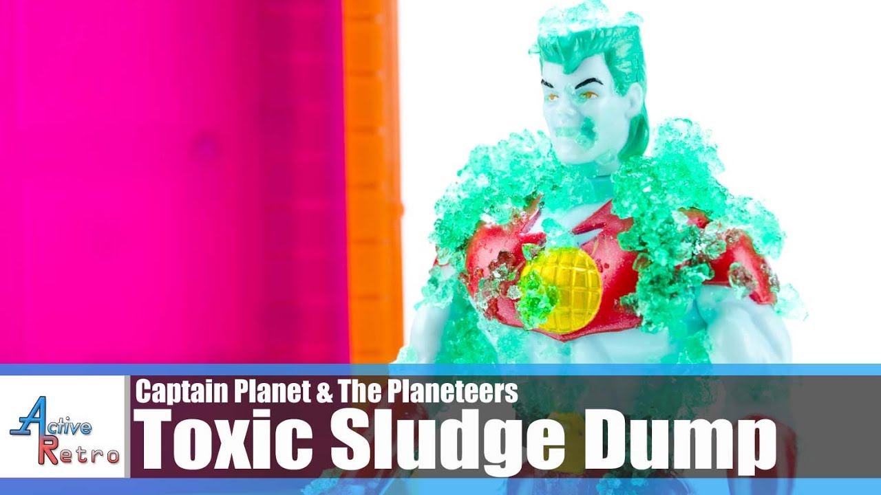 1991 Tiger Captain Planet Toxic Sludge Dump Slime Playset Review - YouTube