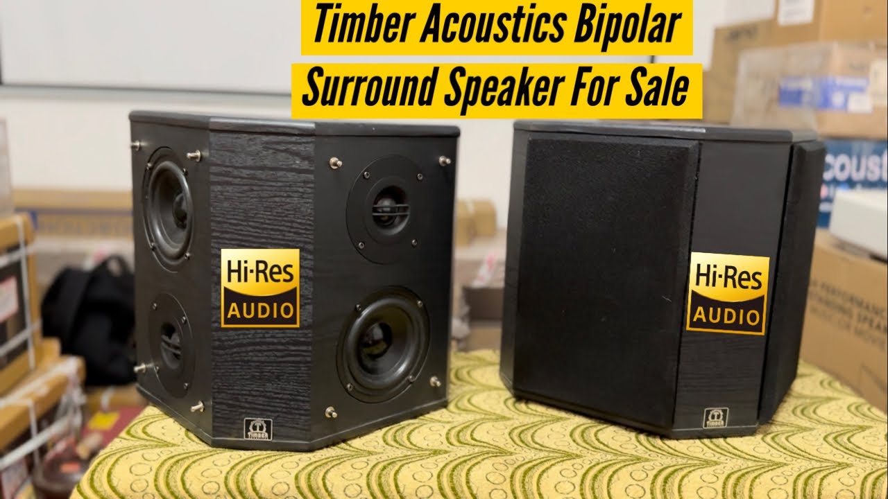 For Sale Timber Acoustics Bipolar/Dipole Surround Speakers For Av ...