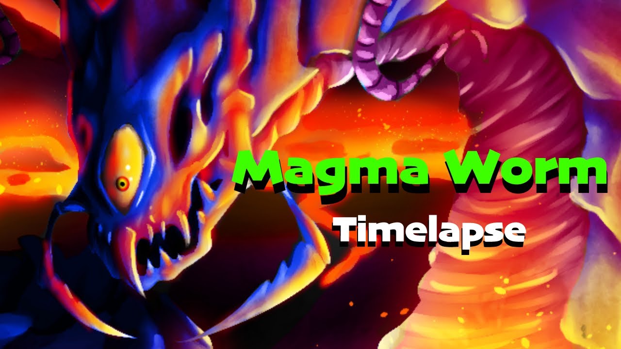 Magma Worm Timelapse - YouTube