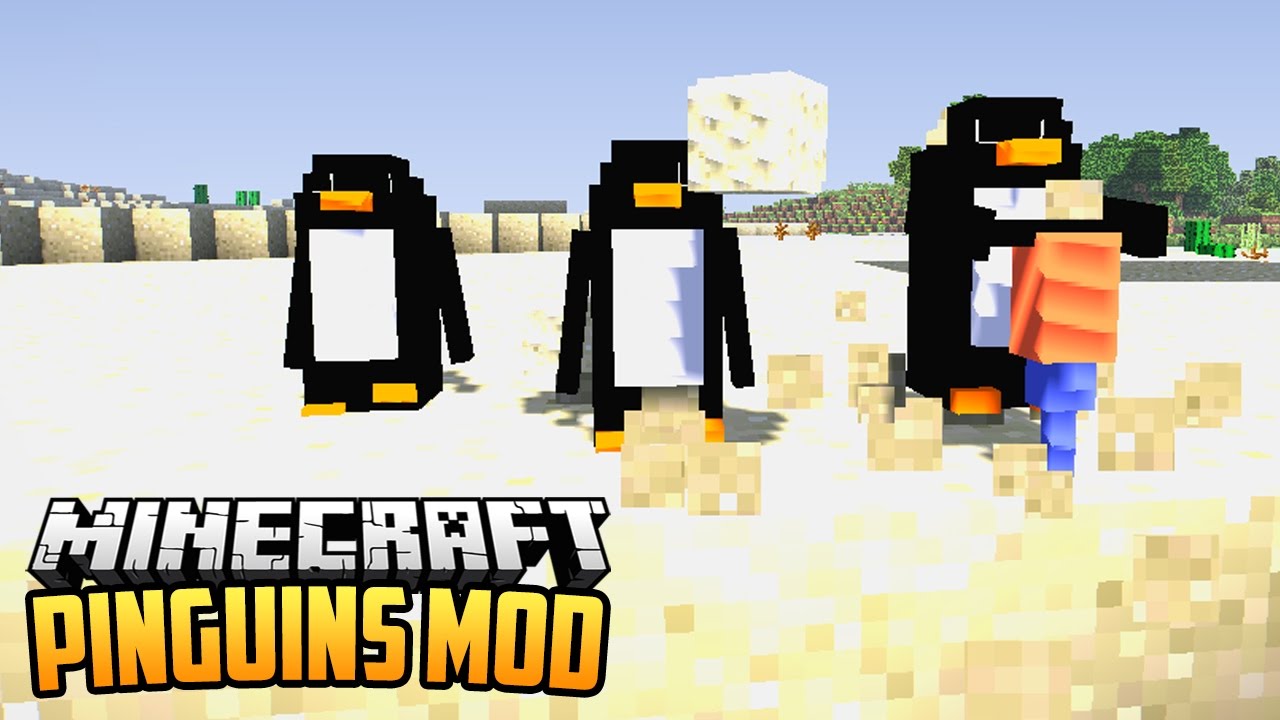 PINGUINS MOD - Minecraft Mod Showcase - YouTube