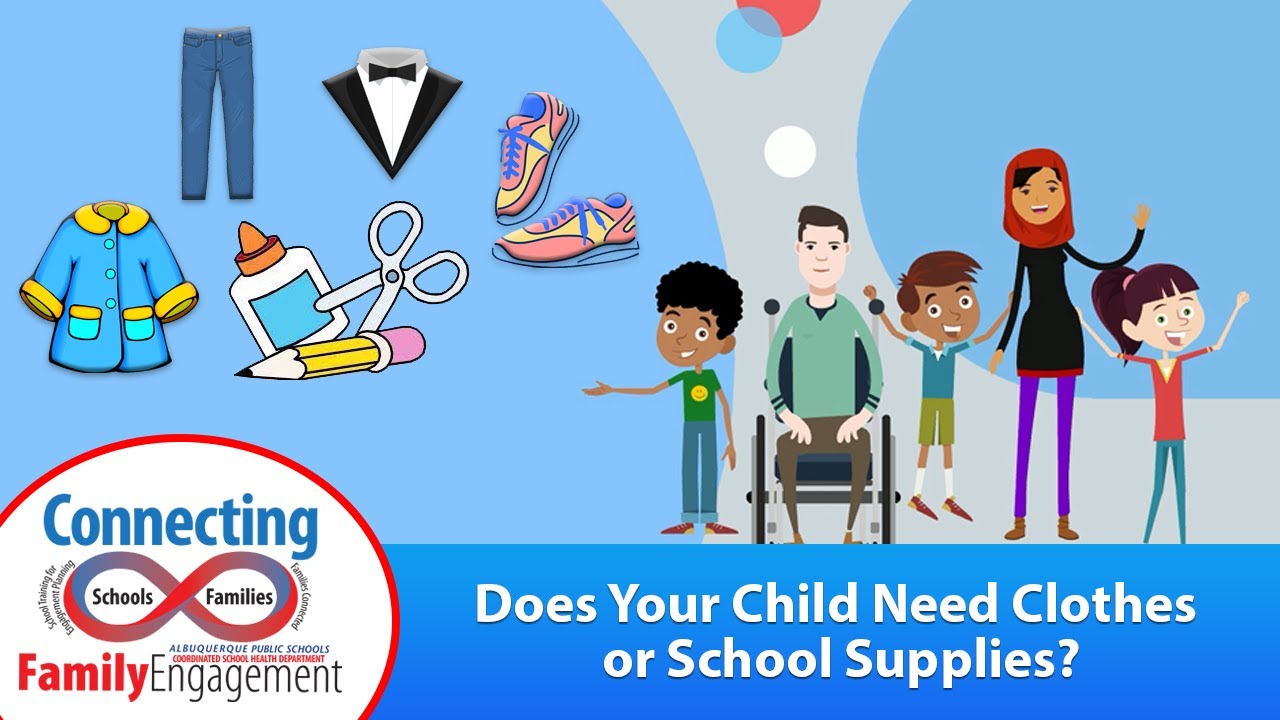 Does Your Child Need Clothes or School Supplies? - YouTube