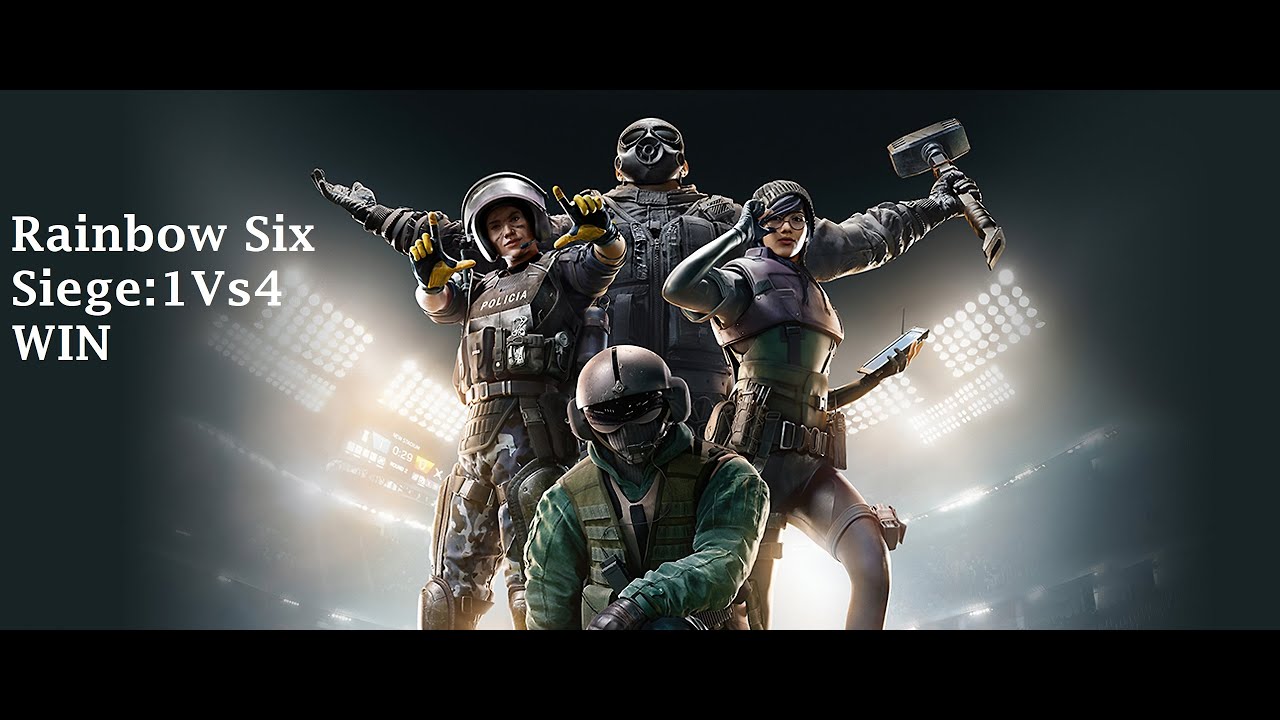 Rainbow Six Siege 1 VS 4 Gameplay - YouTube