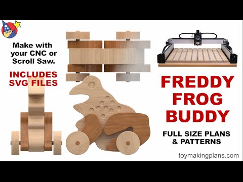 FREE Freddy Frog Buddy for CNC's & Scroll Saws - YouTube