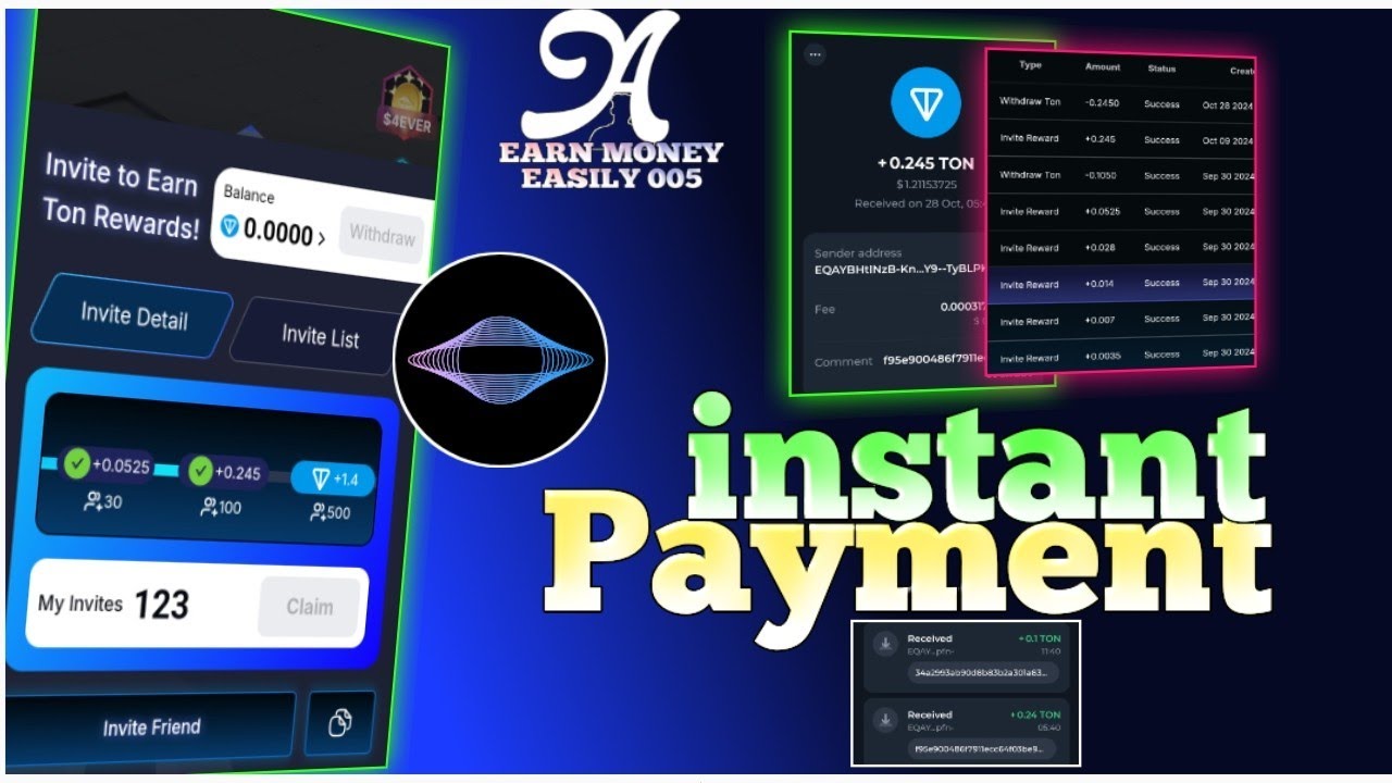 4everlandbot Bot Withdrawal - instant payment telegram bot - - YouTube