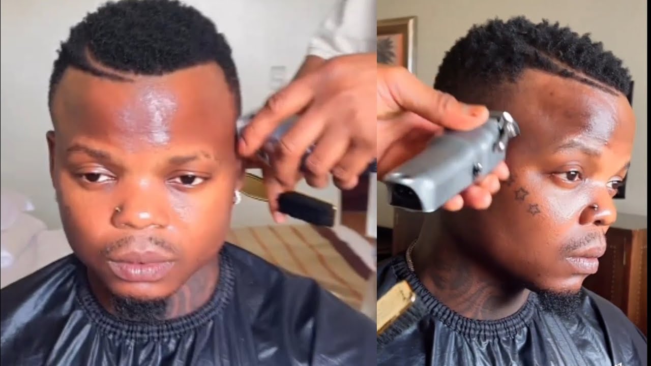 LIVE SALUNI KUBWA TANZANIA YAJITOLEA KUWEKA SAWA NYWELE ZA HARMONIZE ...