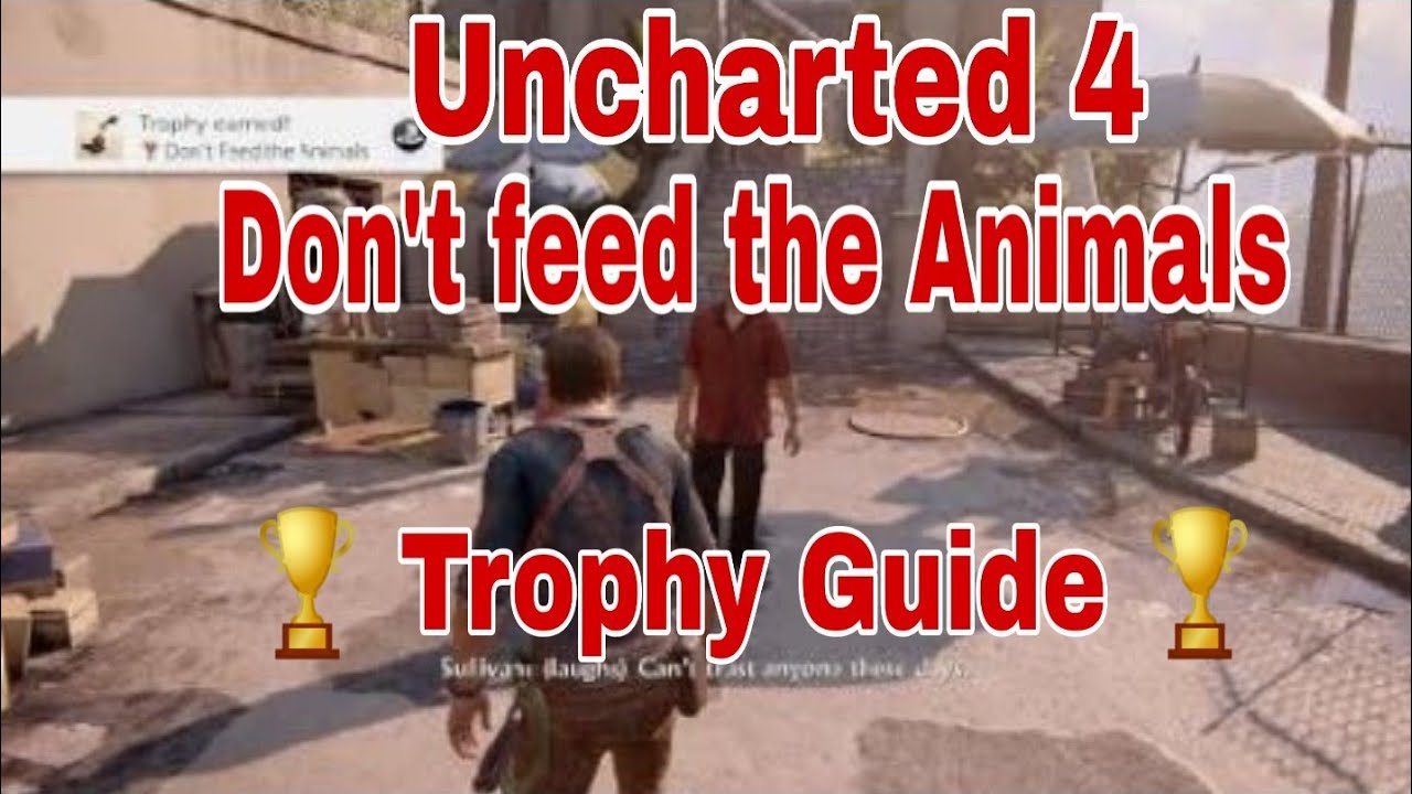 Uncharted 4|| Don't feed the Animals || Trophy Guide (PS4) - YouTube