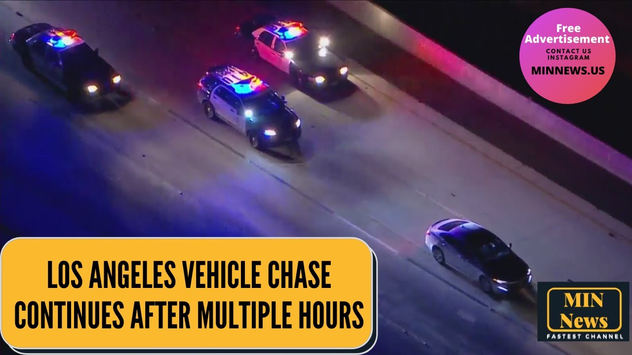 Los Angeles vehicle chase continues after multiple hours - YouTube