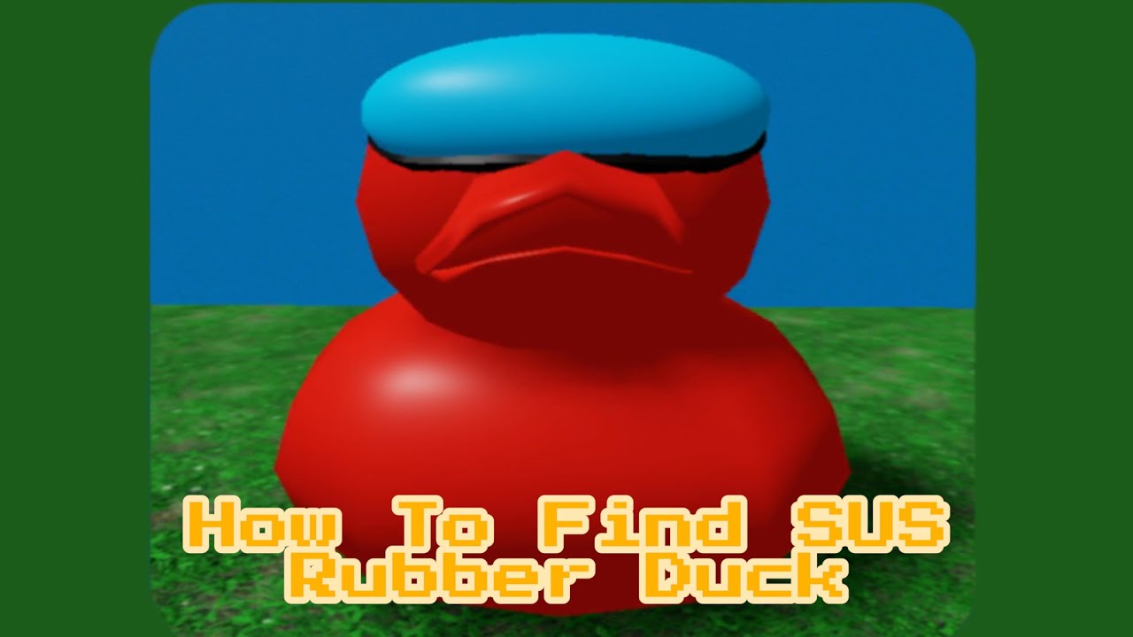 How To Find SUS Rubber Duck! Find The Rubber Duck Morphs (84) Roblox ...