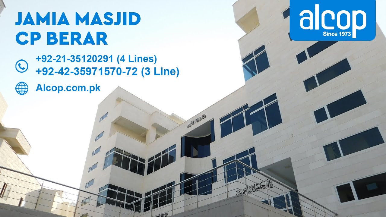 JAMIA Masjid CP Berar - Karachi | ALCOP® - Aluminium - YouTube