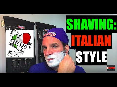 Shaving: Italian Style! Shave with Italian Products. - YouTube