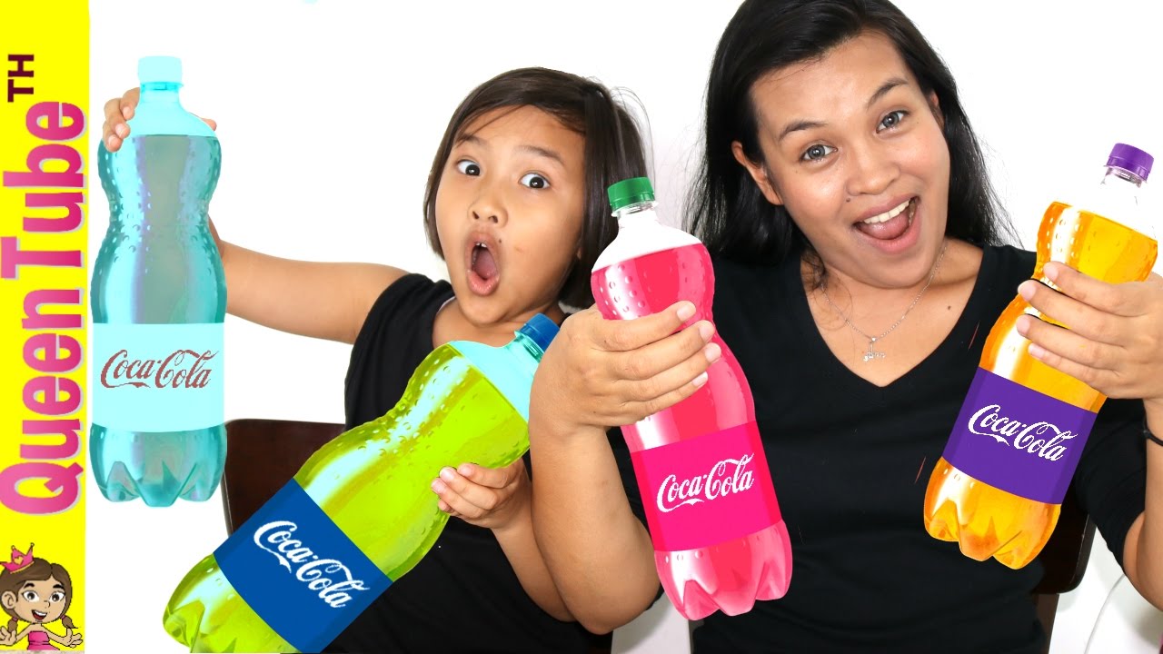 น้องควีน ทดลองทำ โค้ก รสชาติพิศดาร อร่อยหรืออ้วก?? New Coke Taste by ...