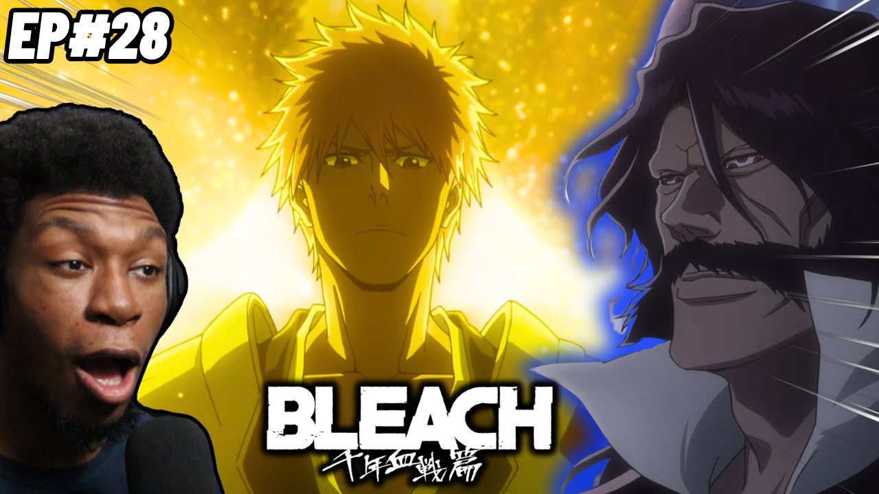 ICHIGO VS YHWACH!! ROUND 2!! Bleach TYBW Episode 28 REACTION - YouTube