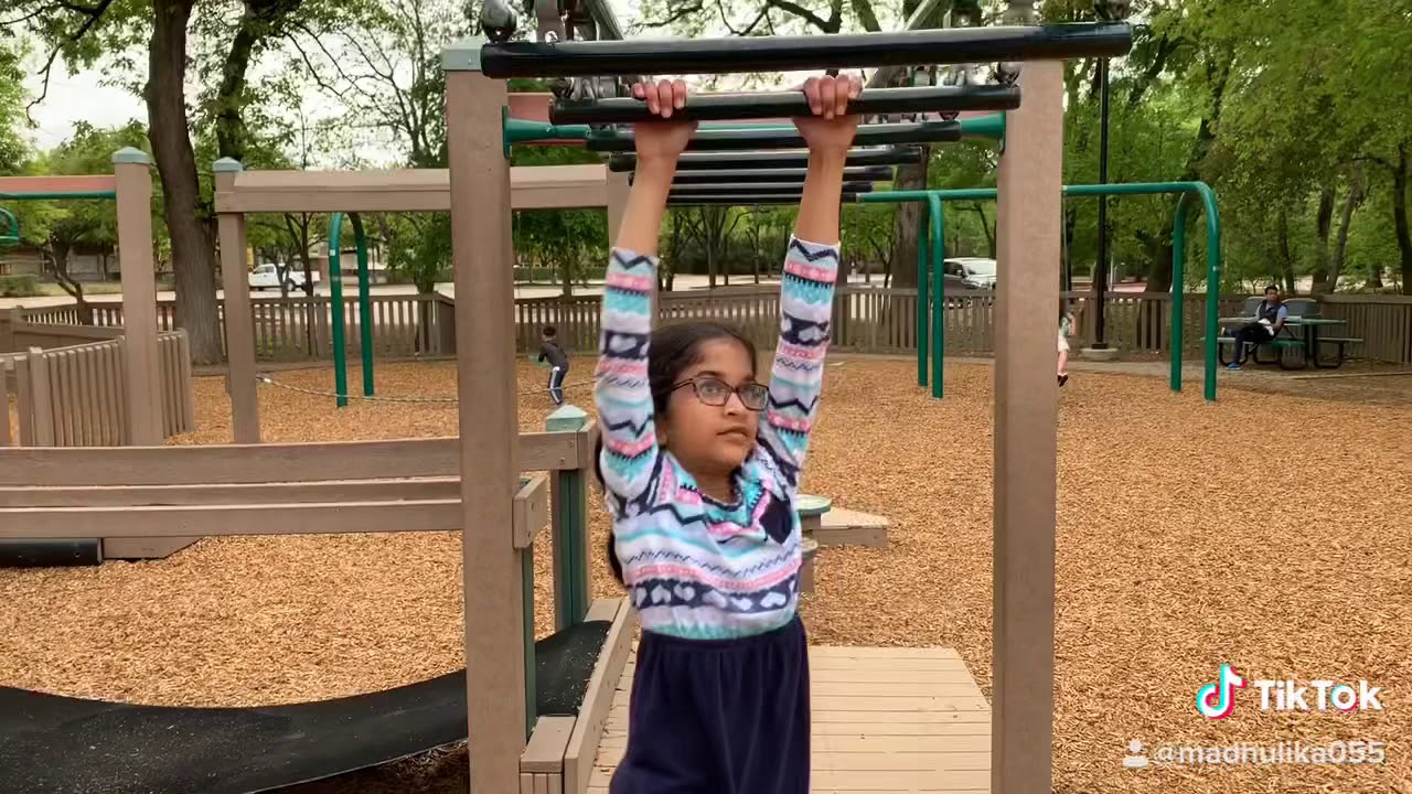 Me doing monkey bars - YouTube