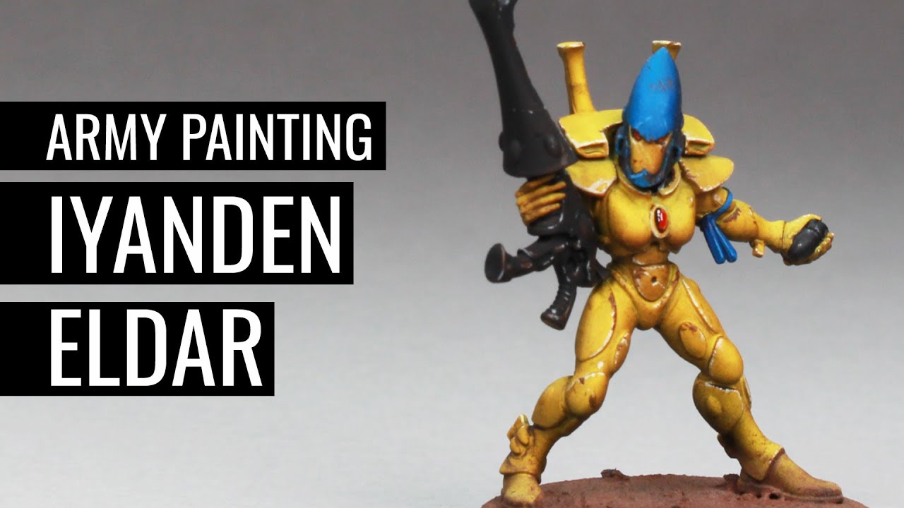 How to Paint CRAFTWORLD IYANDEN | AELDARI | Warhammer 40k - YouTube
