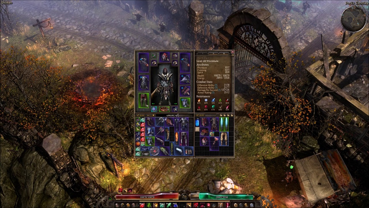 Grim Dawn Witchblade - Harbinger - YouTube