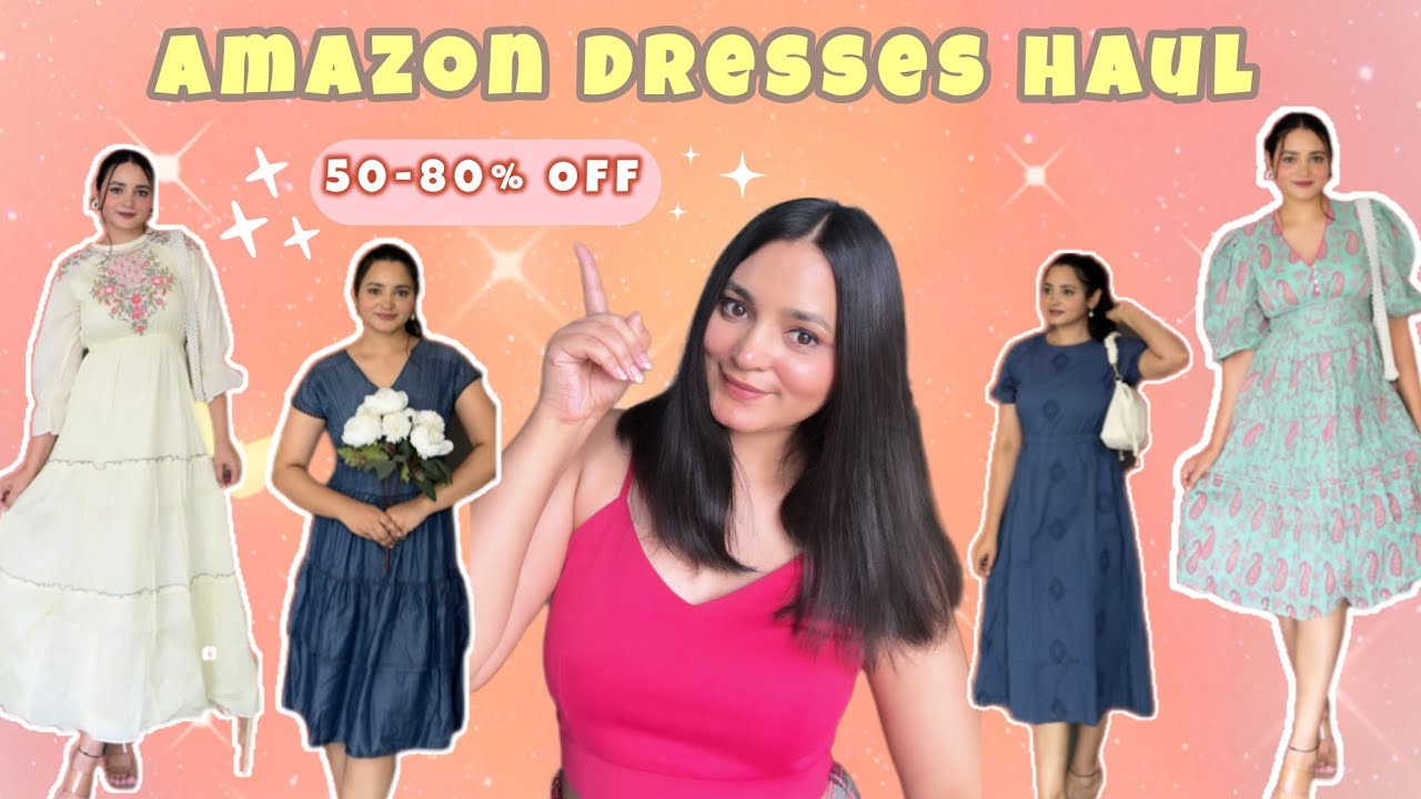Amazon Dresses Haul | Best Summer Finds | Vacation Outfits | Trendy ...