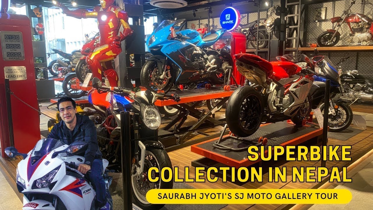 SJ MOTO Gallery Tour | Vintage & SuperBikes Collection in Nepal | SJ ...