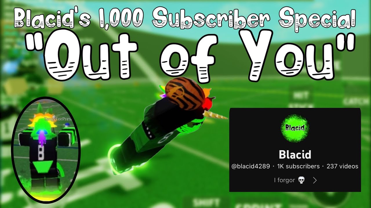 Blacid’s 1,000 Subscriber Special Montage “Out of You” - YouTube
