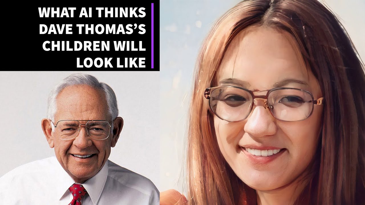 What AI Thinks Dave Thomas' Children Will Look Like - YouTube