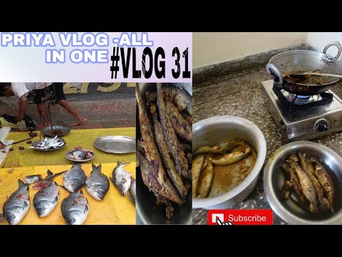 ||VLOG-31|| BARISH KE DIN MACHLI LENE NIKLE - PRIYA VLOG -ALL IN ONE ...