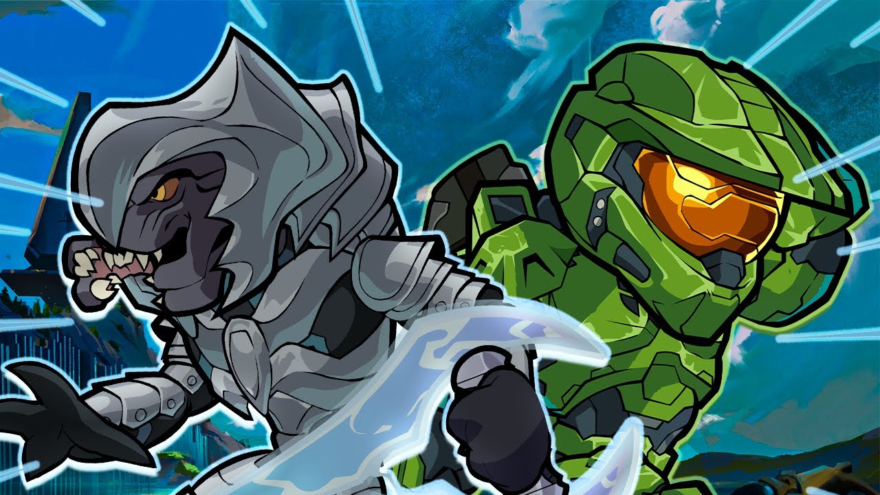 O NOVO CROSSOVER COM HALO NO BRAWLHALLA ESTÁ INCRIVEL!! - YouTube
