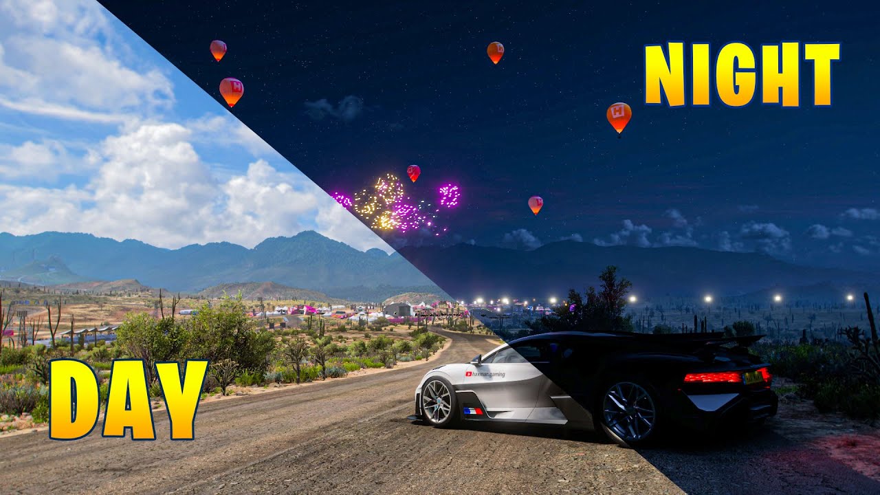 The Horizon Time-lapse Day/Night (Max Setting RTX ON)⁴ᴷ⁶⁰| Forza ...