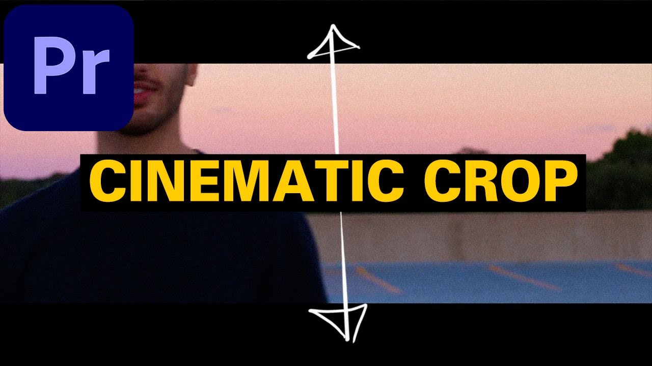 How to add cinematic crop to videos in premiere pro |#premierepro - YouTube