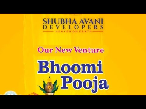 SHUBHA AVANI INFRA DEVELOPERS BHOOMI POOJA AT MAHESHWARAM | PR NEWS - YouTube