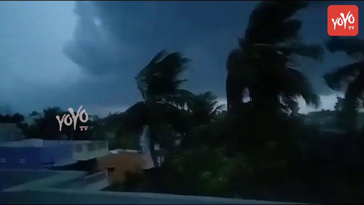 Cyclone Fani Effect In Pondicherry, TamilNadu | Fani Cyclone Live ...
