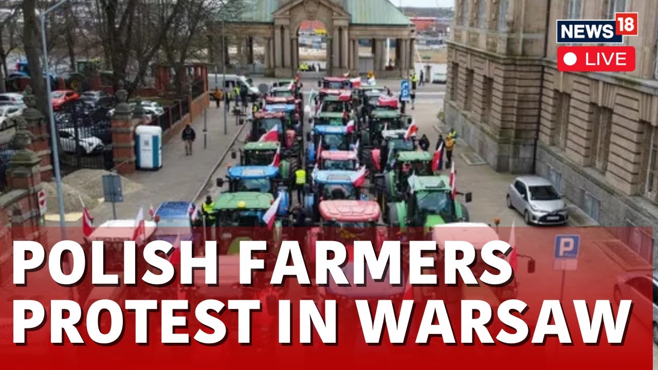 Polish Farmers Protest LIVE | Polish Farmers March To Warsaw LIVE ...