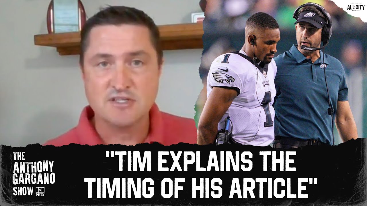 Tim McManus talks to Anthony Gargano about the timing of his Jalen Hurts and Nick Sirianni ...