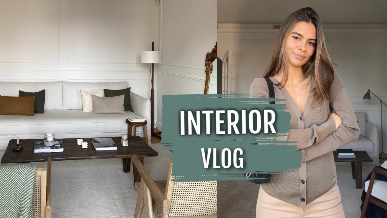 INTERIOR VLOG! FIXING OUR LIVING ROOM! - YouTube