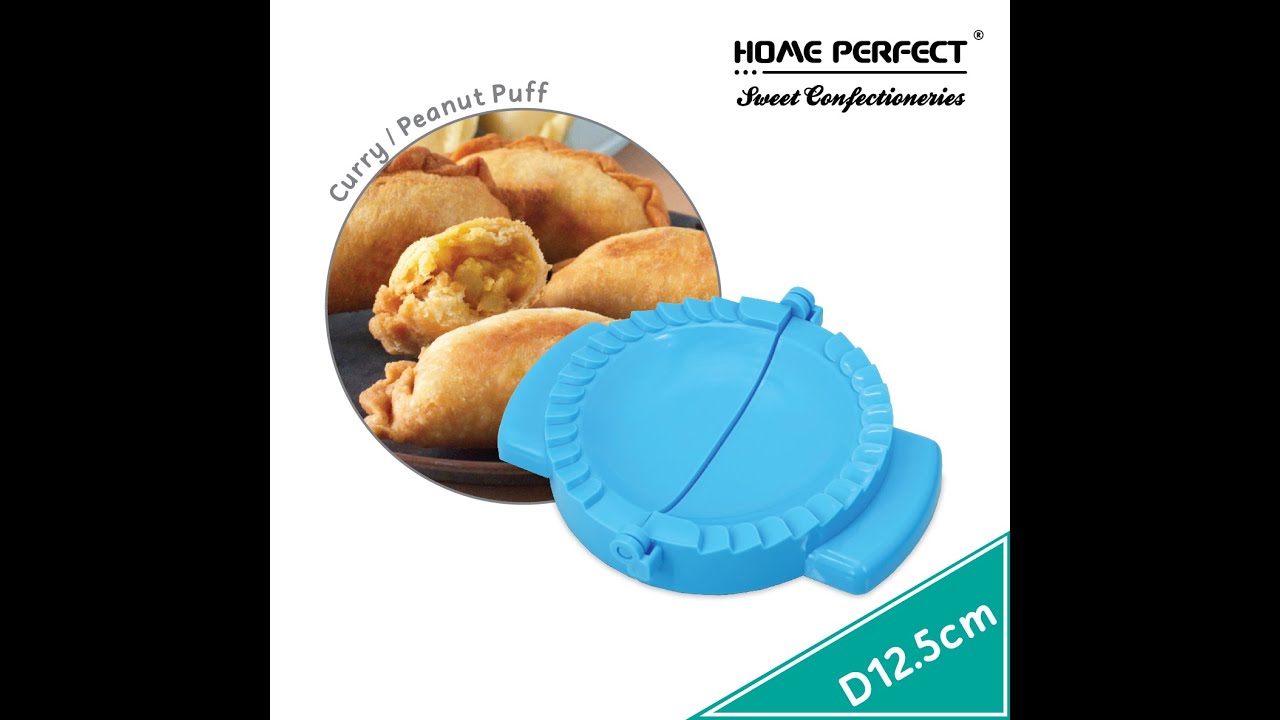 HOME PERFECT Curry/Peanut Puff Mould,Dumpling Clip Mould,Pastry Pie ...