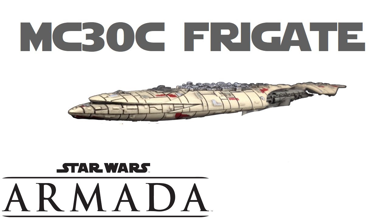 Star Wars Armada MC30C Frigate Expansion Pack Review - YouTube