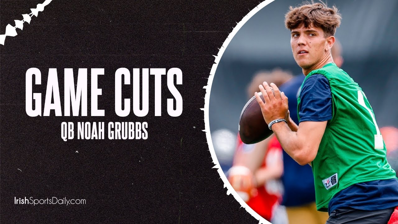 2026 Notre Dame QB Commit Noah Grubbs (3 TDs) vs. Evans - YouTube