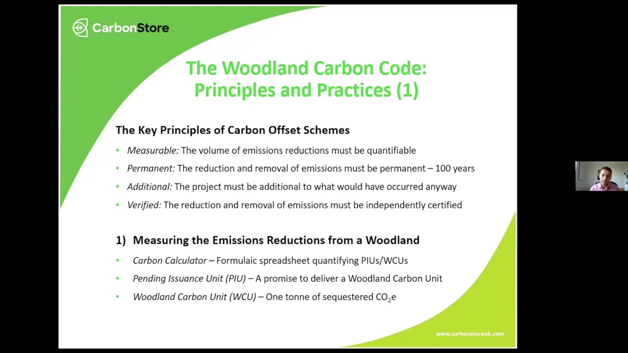 CarbonStore and The Woodland Carbon Code Webinar - YouTube