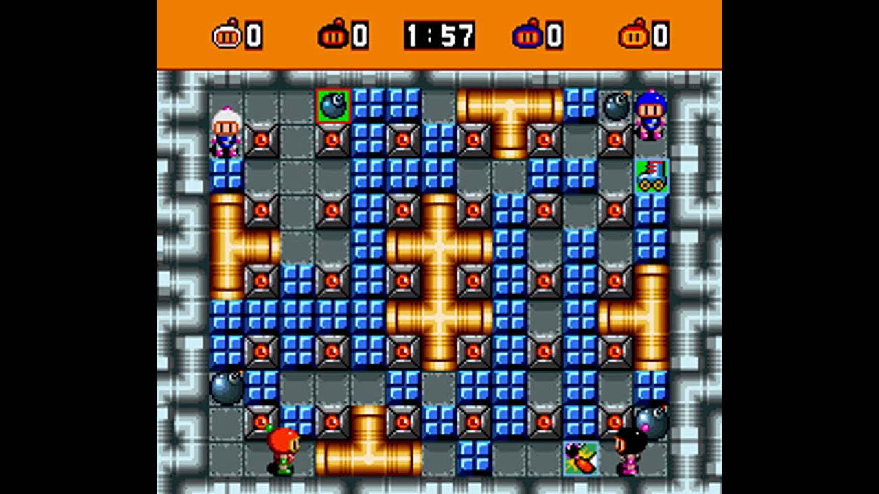Super Bomberman 1 - Modo Batalha - YouTube