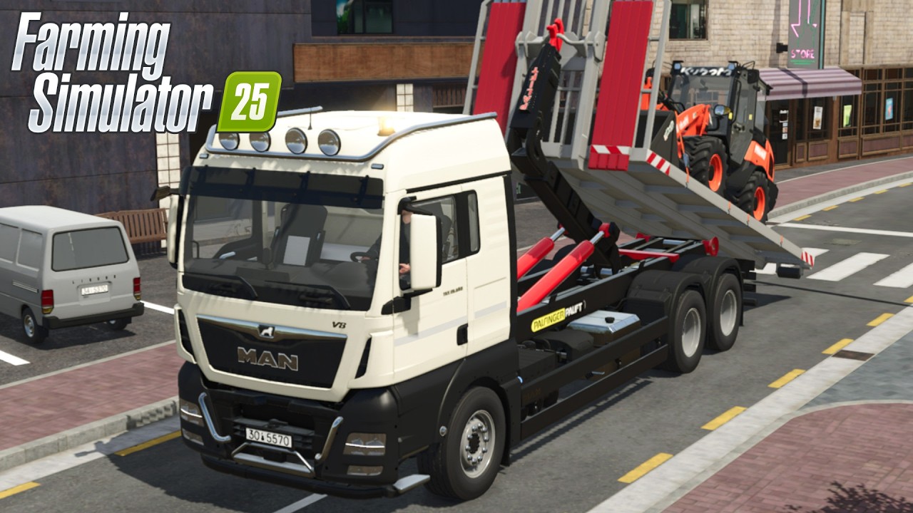 FS25 - MAN TGX Hooklift - NEW TRUCK MOD for Farming Simulator 2025 ...