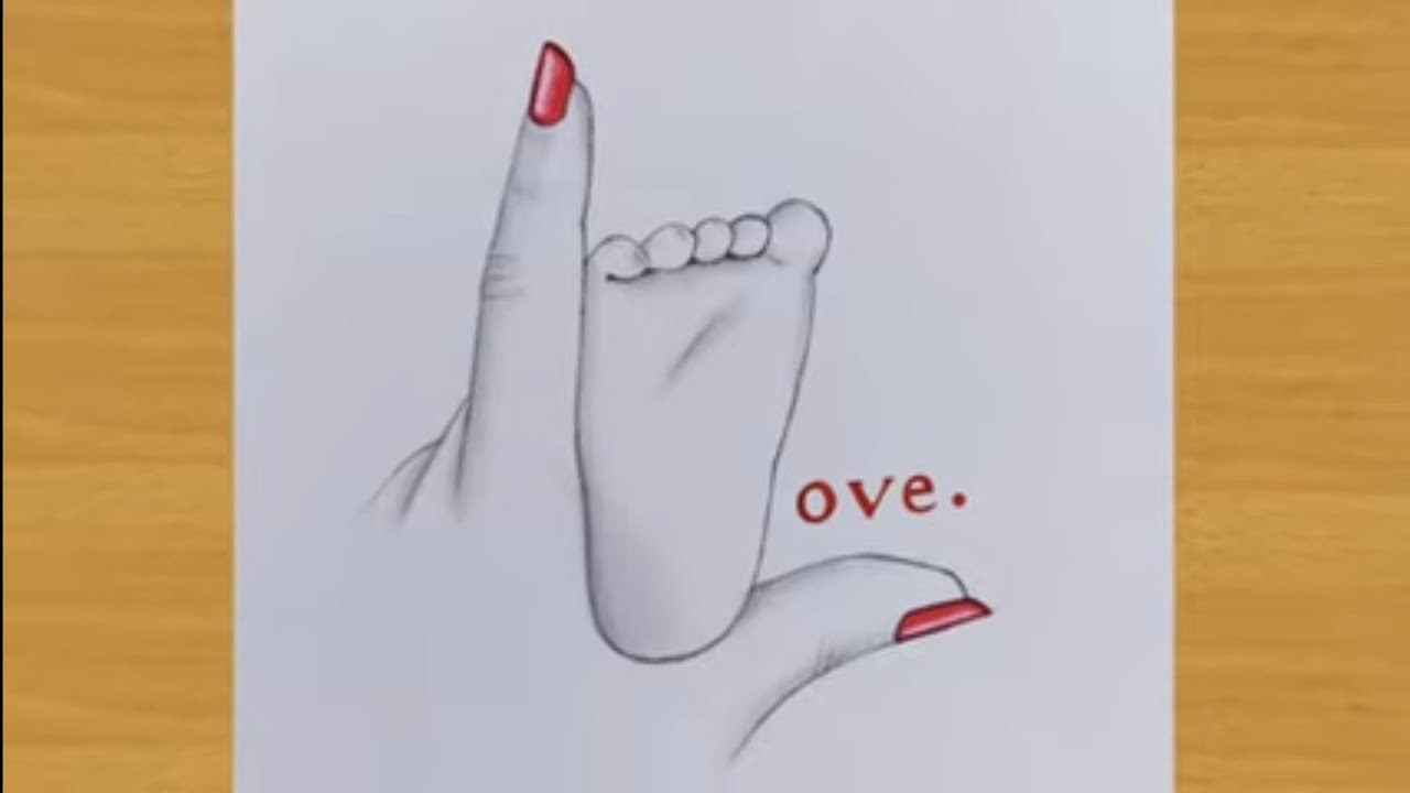 How to draw baby leg in her mother's hands ||mothers day drawing ...